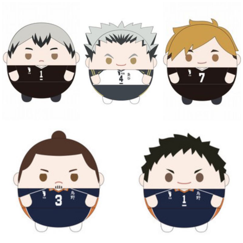 Haikyuu!! - Kita Shinsuke, Atsumu, Daichi, Asahi & Bokuto (M) Fuwa ...