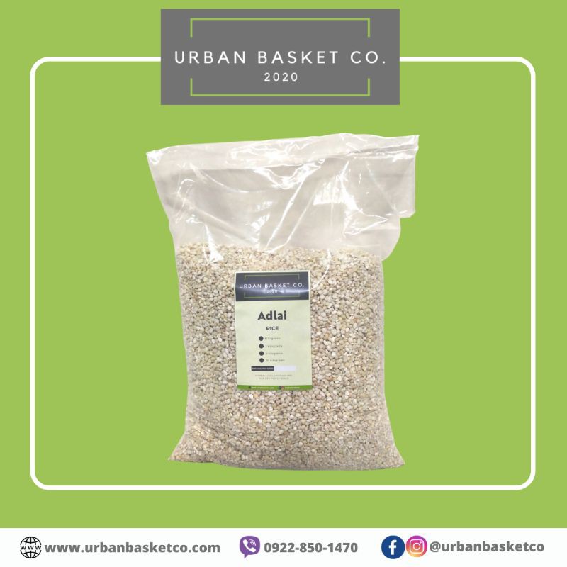Adlai Rice from Mindanao 5kg (super grain) - Urban Basket Co. | Shopee ...