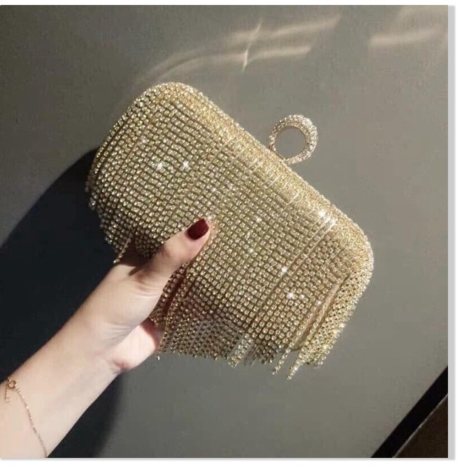 Clutch Party Wallet With Big size Tassel Stone | Shopee Philippines