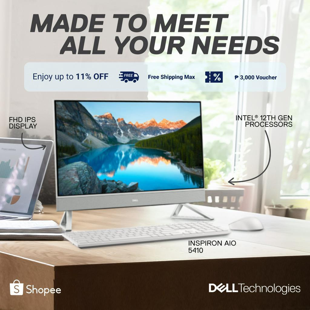 Dell Inspiron 5410 All In One Desktop Intel i712th Gen 16GB RAM 512GB ...