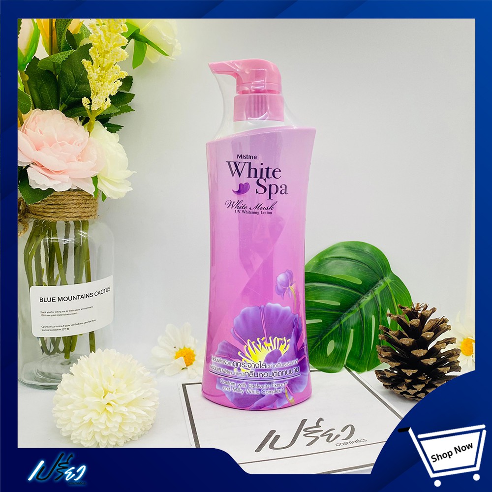 MISTINE WHITE SPA MUSK LOTION 400 Ml.mistine Mask 400 Ml. | Shopee ...