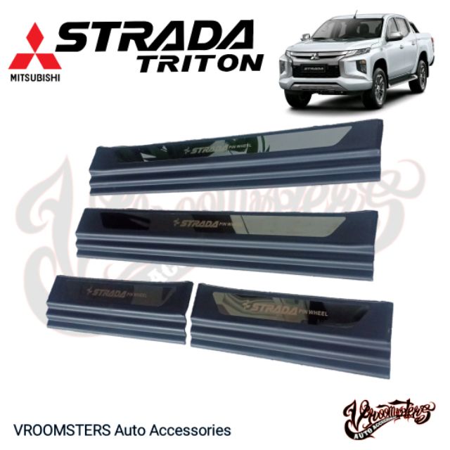 Mitsubishi Strada Triton 2019-2023 Door Stepsills #Vroomsters | Shopee ...