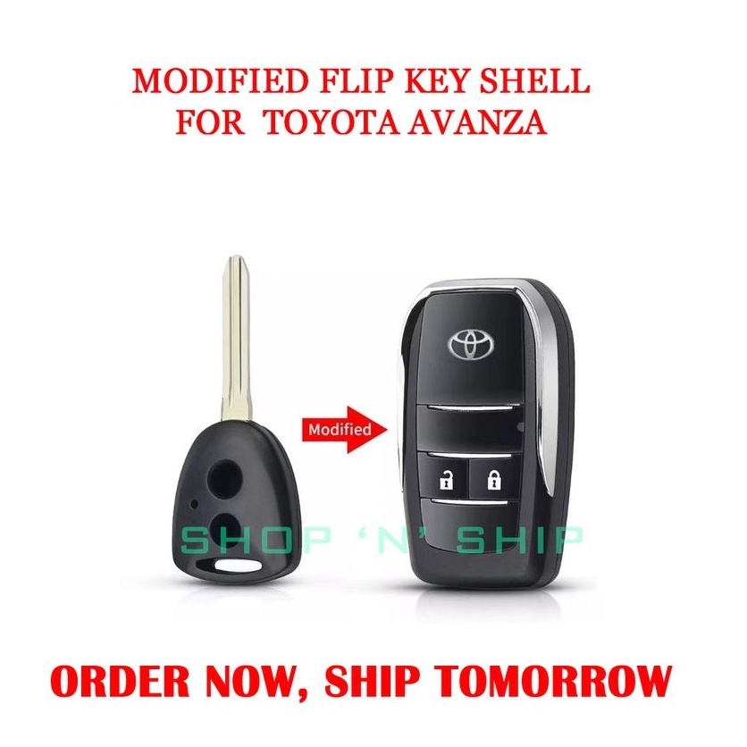 [COD] Toyota Avanza Modified Flip Key ( Flipkey ) Kit | Shopee Philippines