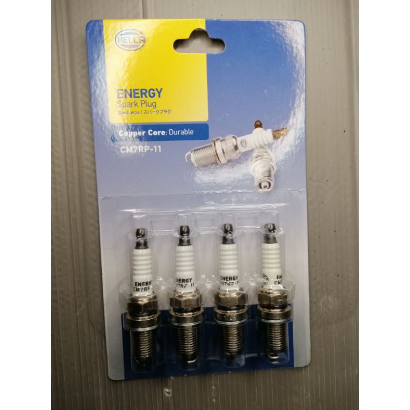Hella Car Sparkplug CM7RP-11 Copper Core (set of 4pcs) | Shopee Philippines
