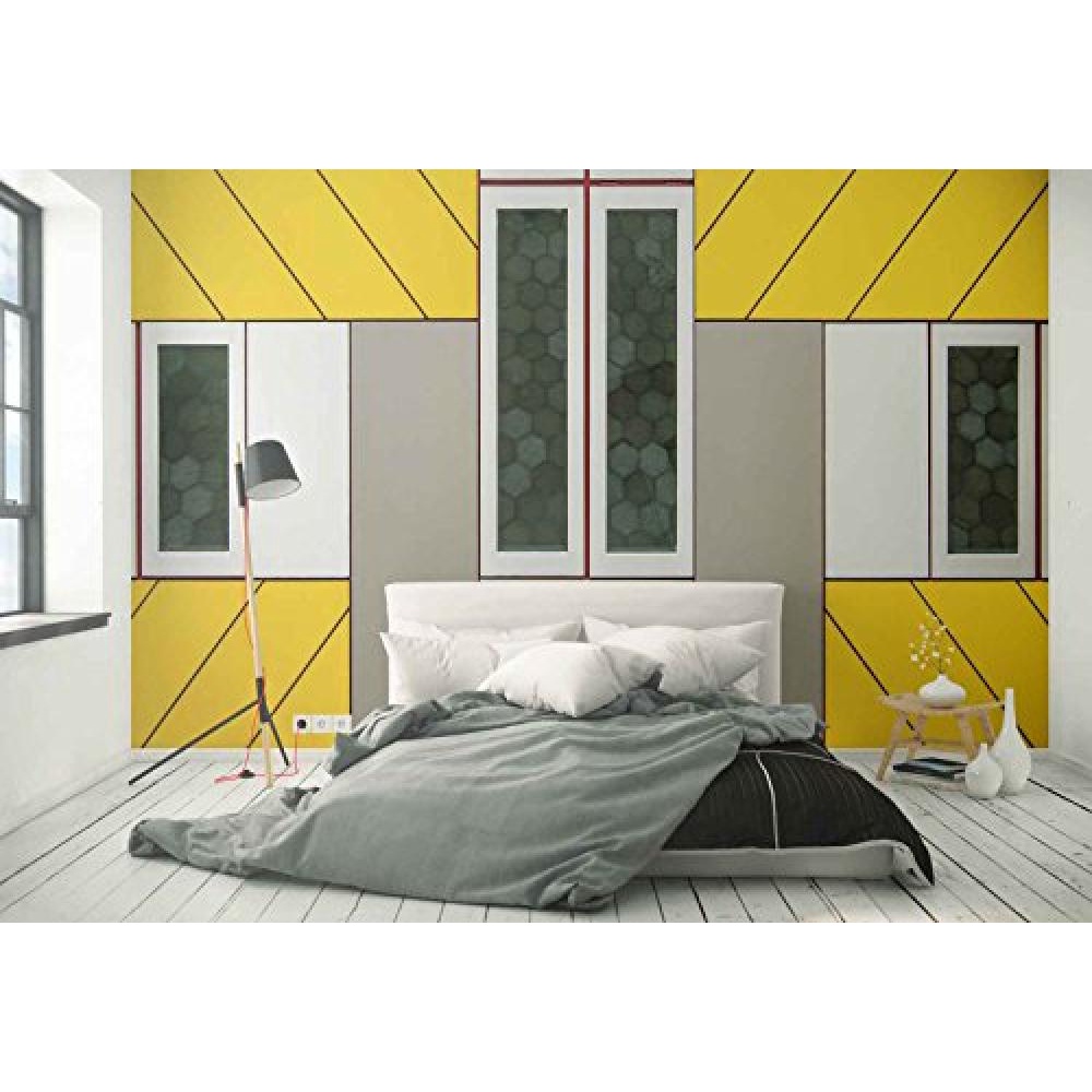 Wallpaper Wall facade hive pattern-thread pattern-Wall mural-Wall ...