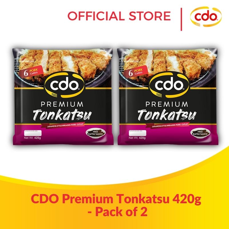 CDO Premium Tonkatsu 420g - Pack of 2 | Shopee Philippines
