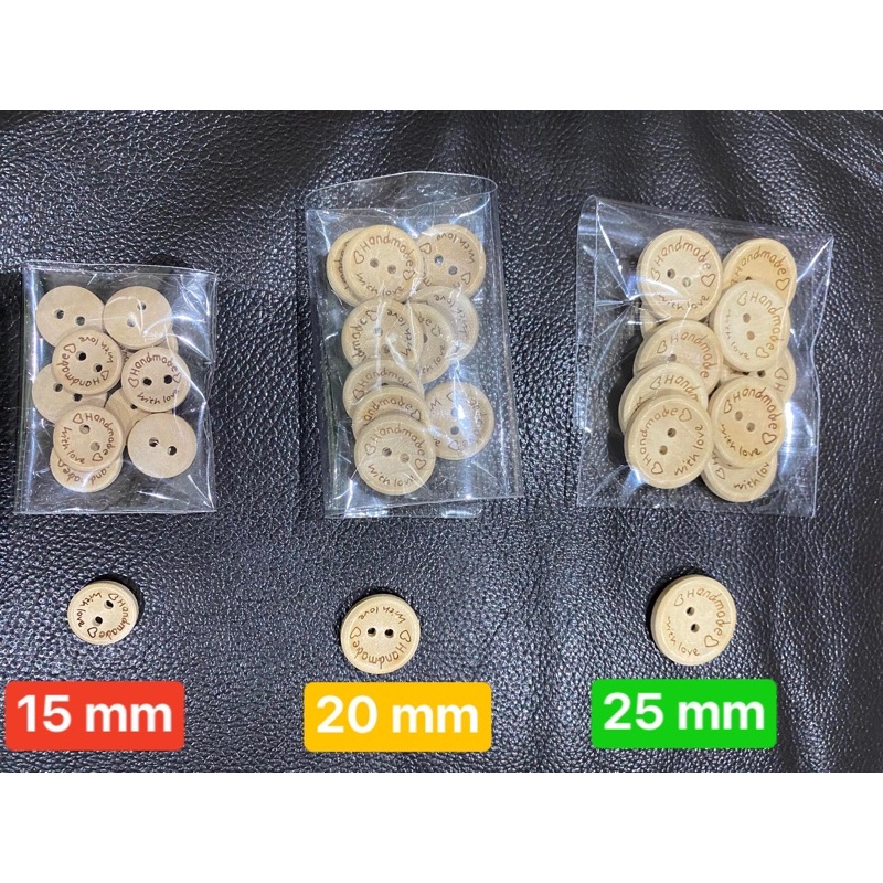 HANDMADE BUTTON 15mm/20mm/25mm (10pcs per pack) | Shopee Philippines