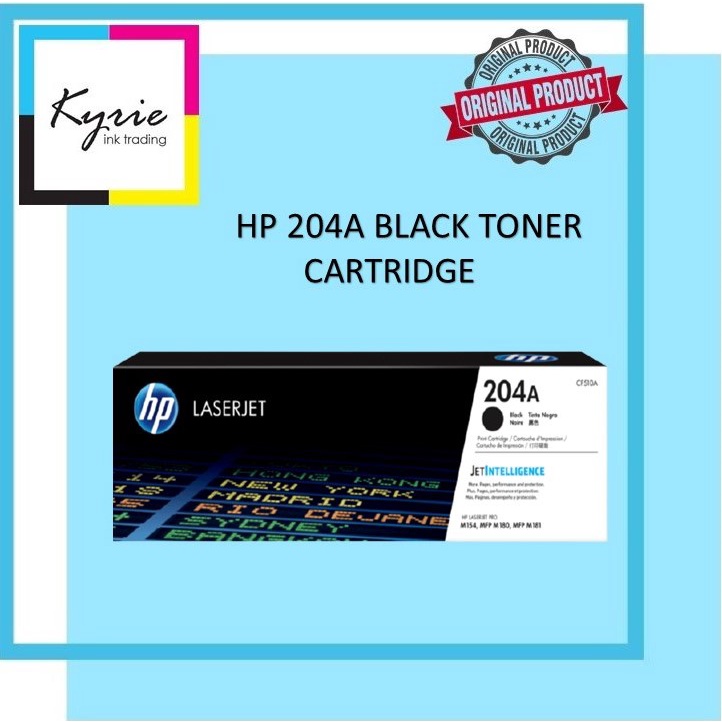 HP 204A Black Original LaserJet Toner Cartridge (CF510A) | Shopee ...