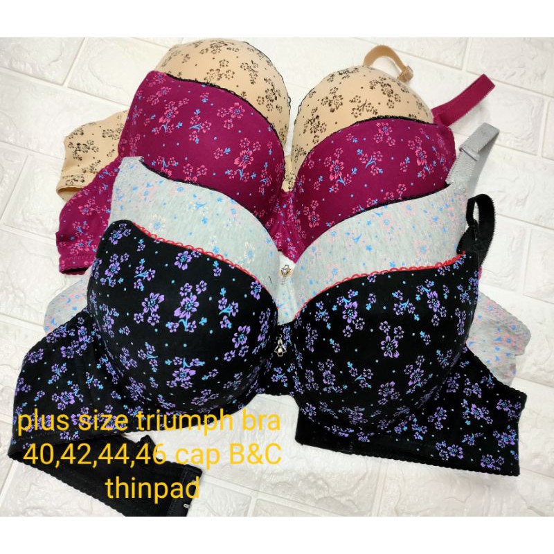 Triumph bra Plus Size with wire onhand sizes 40,42,44,46 cap B&C ...