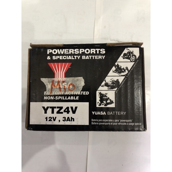 YUASA BATTERY YTZ4L-BS 12V,3AH | Shopee Philippines