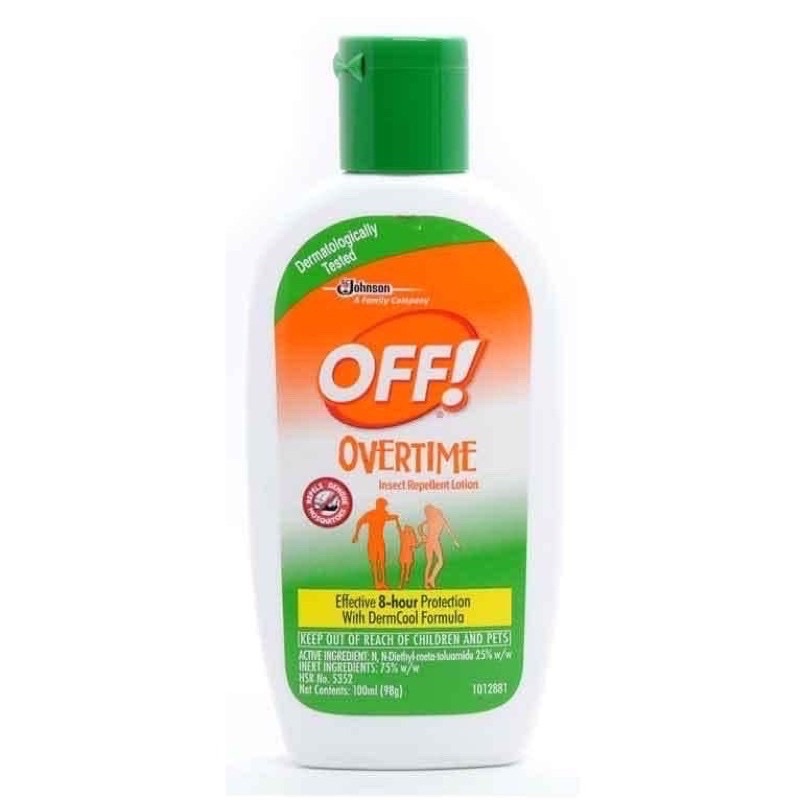 SC Johnson Off Overtime Insect Repellent Lotion in 50ml and 100ml (TFM ...