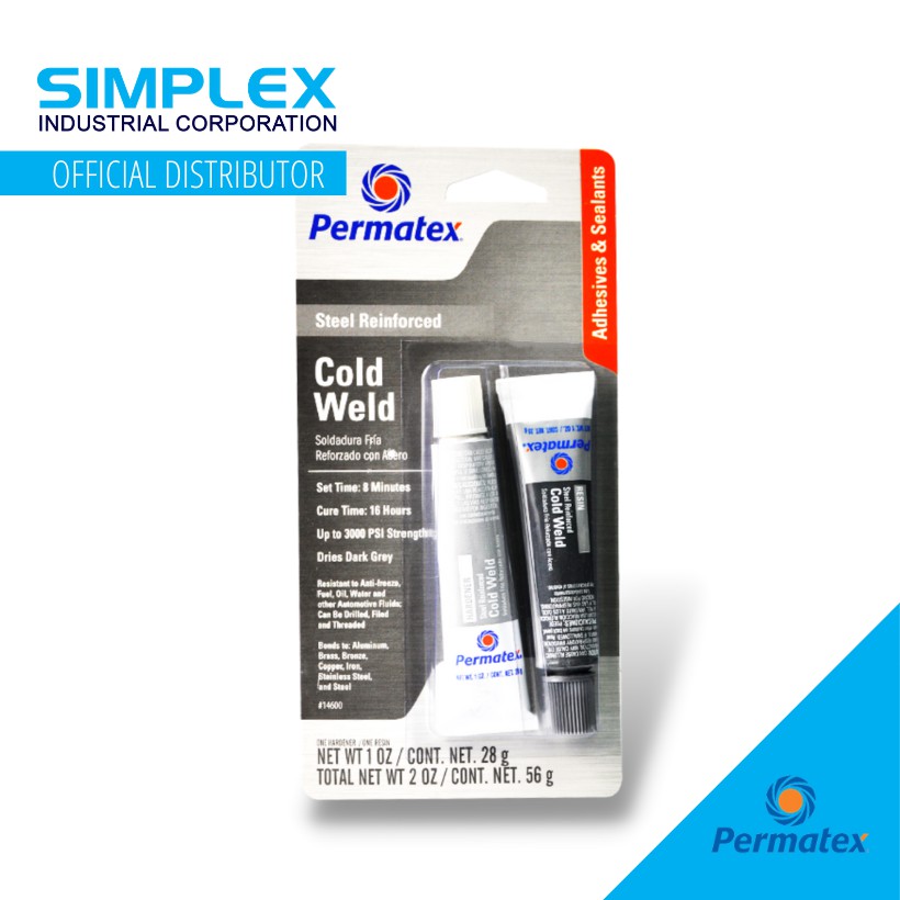 PERMATEX | STEEL WELD | HIGH TEMPERATURE | GAP FILLING | COLD WELD ...