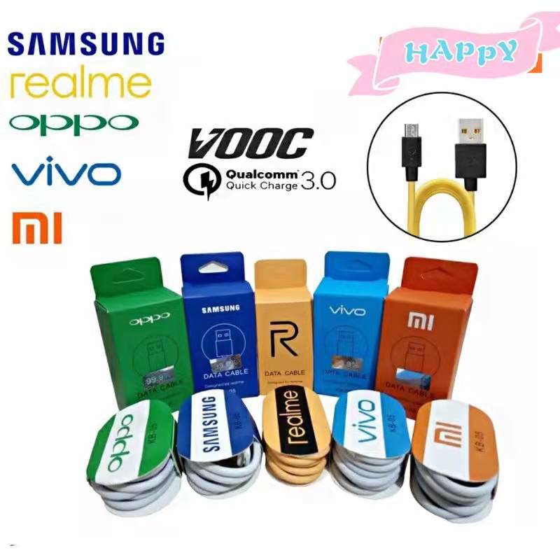 Universal VOOC Data Cable 5A Fast Charging USB Quich CABLE CORD ...