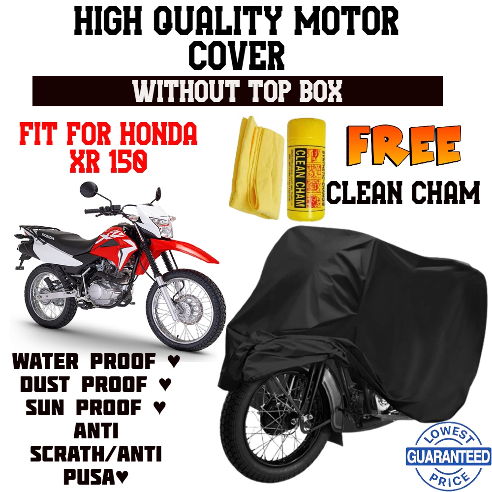 TP Motor Cover For HONDA XR150 | Water Proof Cover | With Free Clean ...