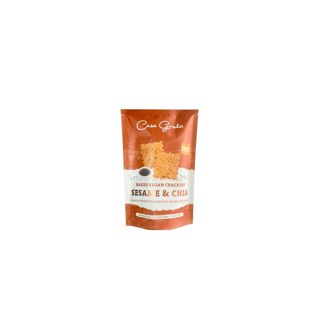 Casa Grata - Sesame and Chia Crackers/Spice Chips/Healthy Chips/Healthy ...