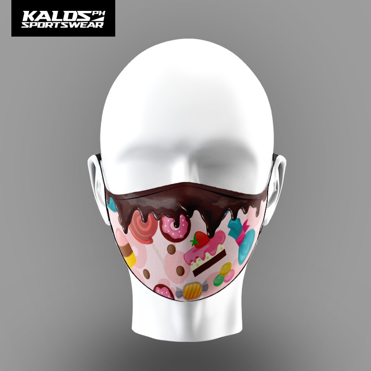 Fashion Cloth Face Mask Sweets/Candies/Donuts | Shopee Philippines