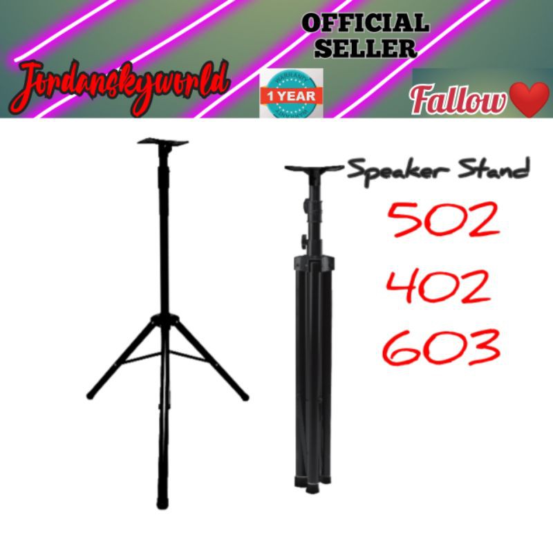 Speaker Stand Professional Tripod Heavy Duty SPS-502(black) | Shopee Philippines