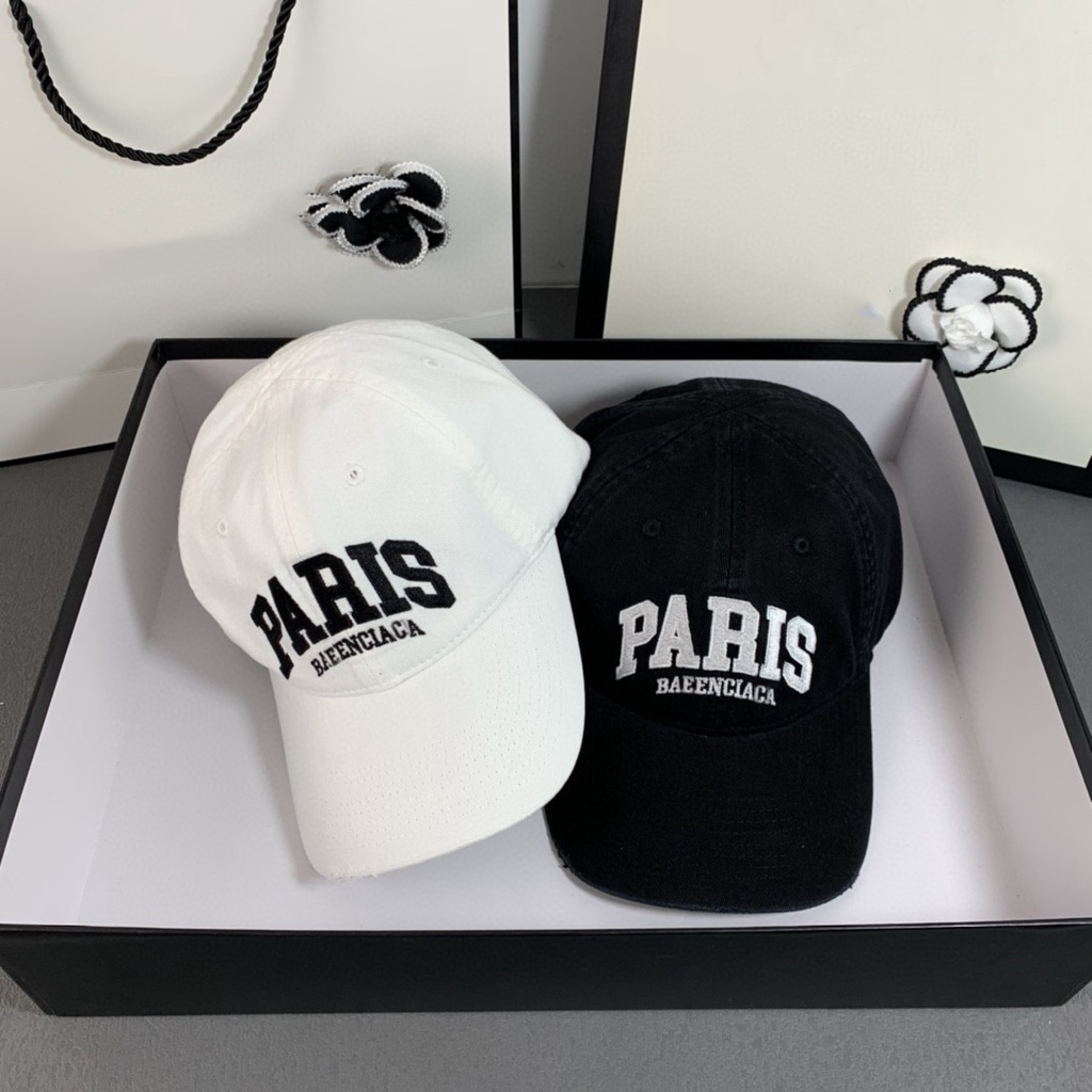 PARIS Embroidered Sun Hat Sun Protection Baseball Cap | Shopee Philippines