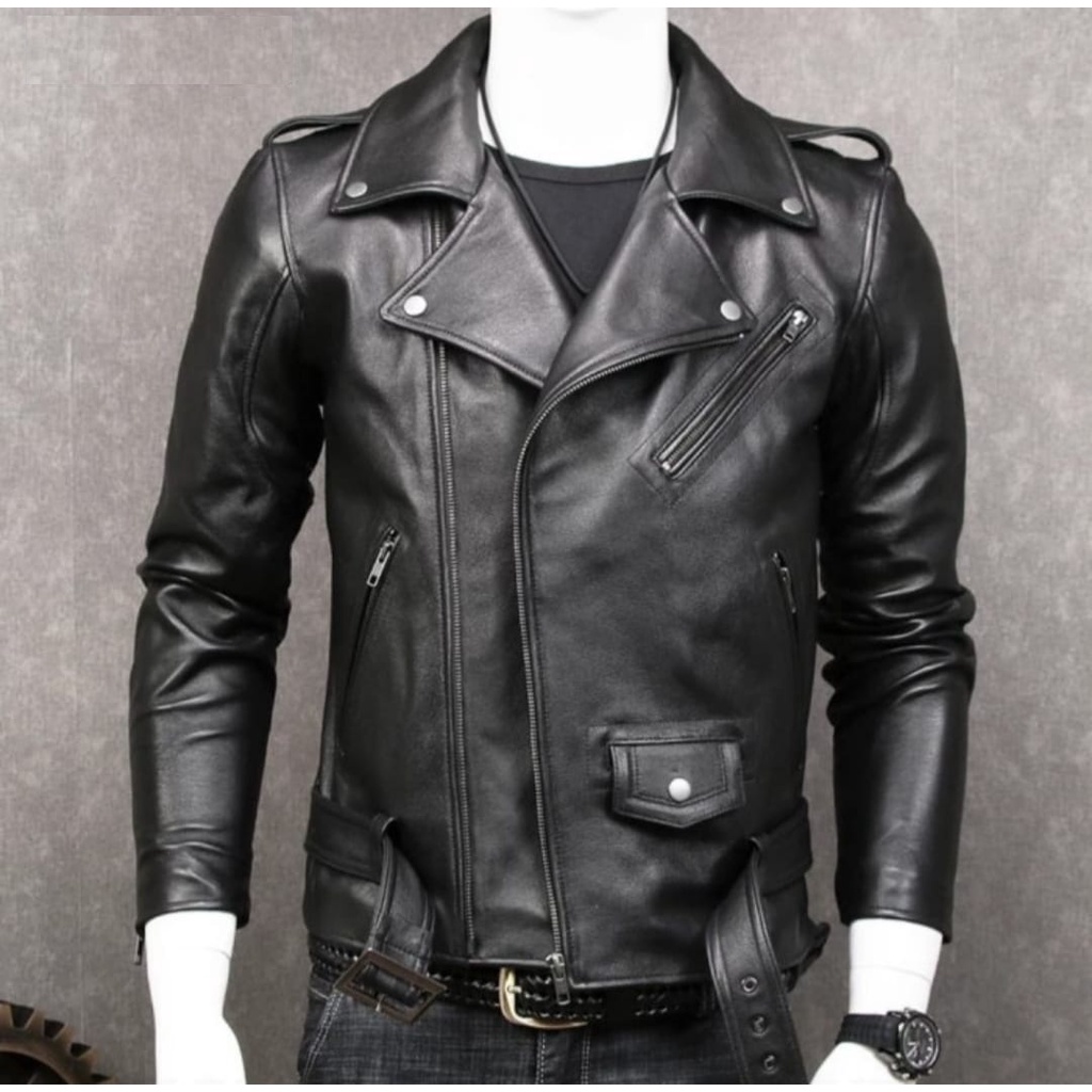 Ramones style synthetic leather jacket | Shopee Philippines