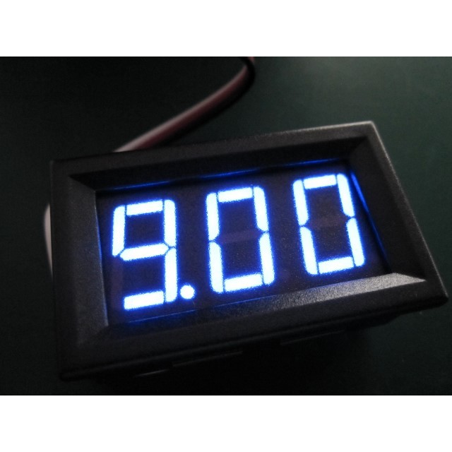 0.56" Blue LED Panel Meter Mini Digital Voltmeter DC 0-30V | Shopee ...