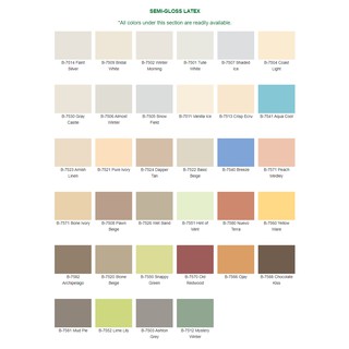 BOYSEN PERMACOAT LATEX PAINT COLOR SERIES BASIC BEIGE B-7522 - 4L ...