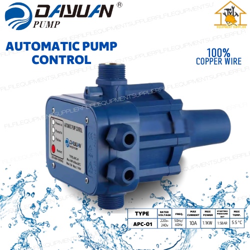 DAYUAN Automatic pump controller water pump 220volt single phase Big APC-01 | Shopee Philippines