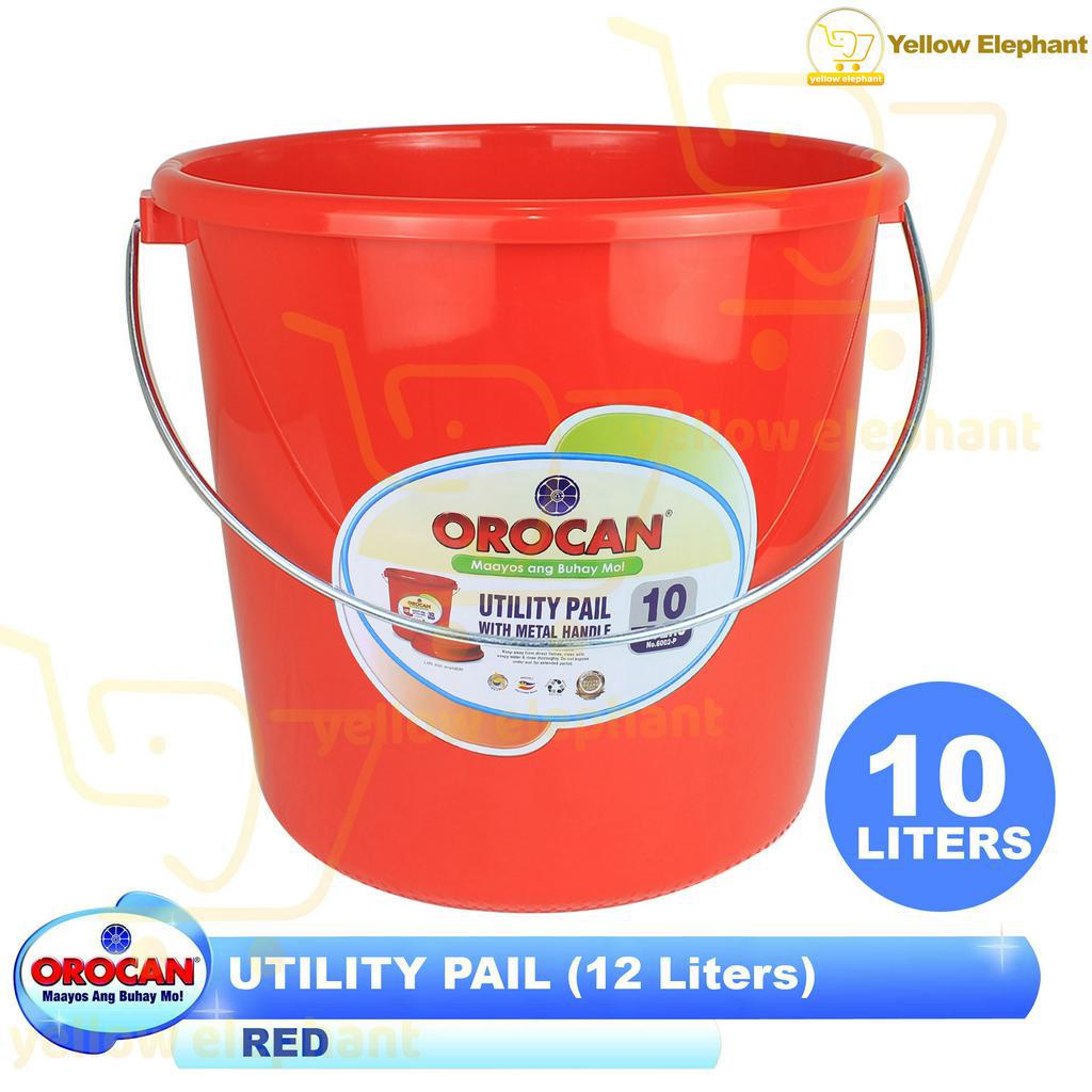 Orocan Utility Pail 10 Liters (BLUE,GREEN,RED) | Shopee Philippines