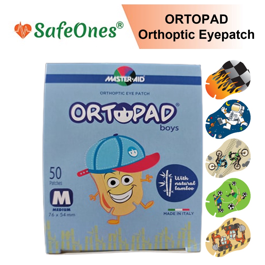 FDA APPROVED ORTOPAD Orthoptic Eye Patch - Large Scale Design | Box 50s ...