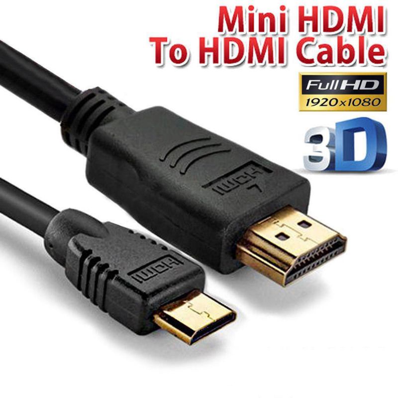 1.5M HDMI to mini HDMI micro Adapter cable V1.4 3D HD 1080P for HDTV ...