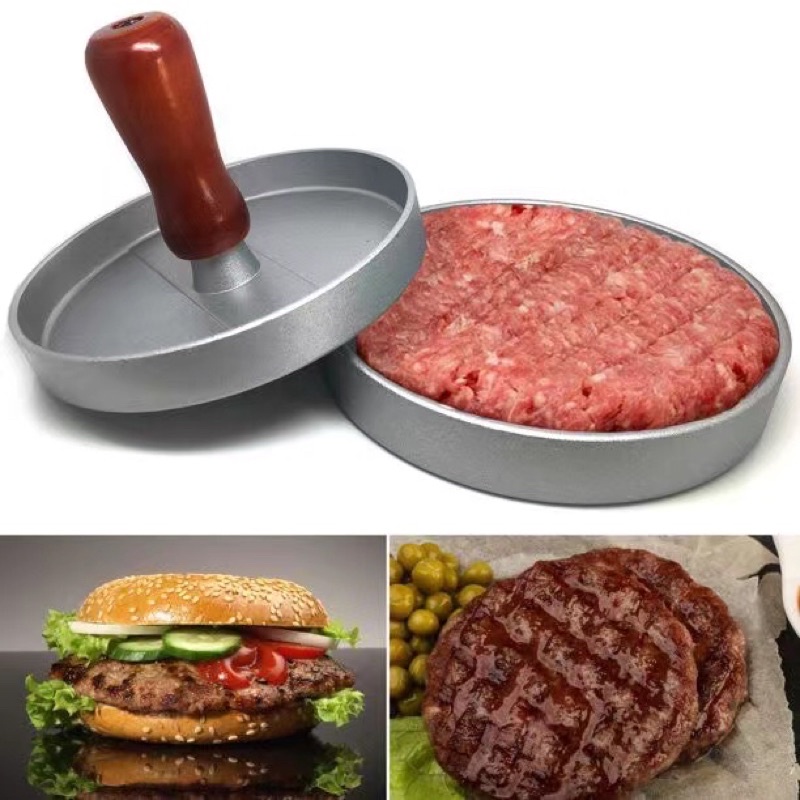 Round Burger Metal Mould Hamburger Patty Maker Grill Press Cooking Tool ...