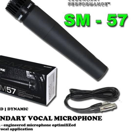Shure SM57 Cable Microphone instrument | Shopee Philippines
