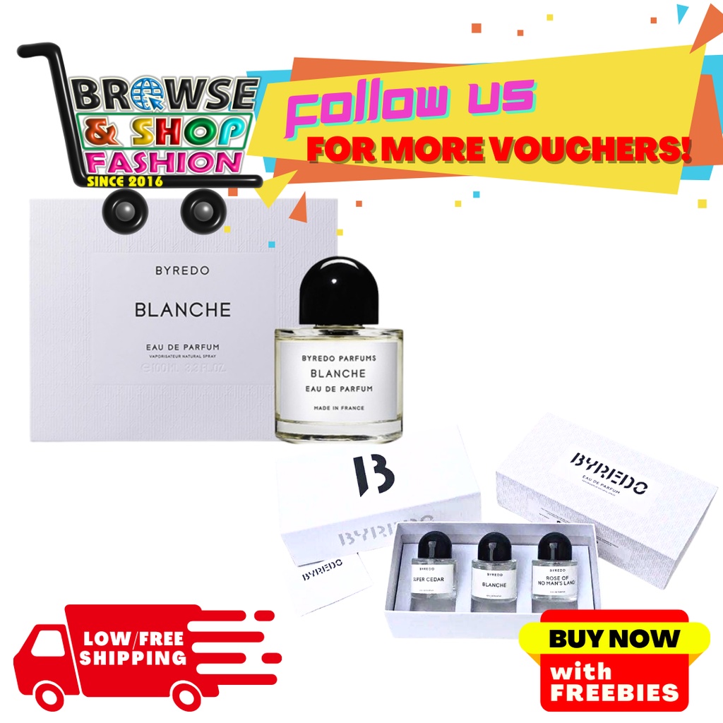 Byredo Blanche 100ml EDP and Absolu | Shopee Philippines