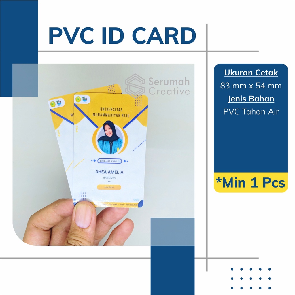 Print Id Card PVC Name Tag Custom Expression | Shopee Philippines