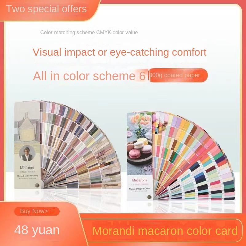 2022 Morandi Color Card CMYK Four-Color Board Model Premium Gray ...
