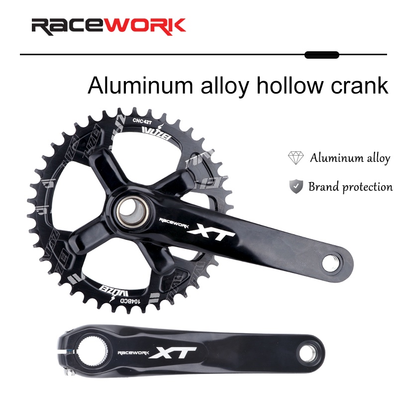 RACEWORK XT Crankset Bike Crankset Mountain Bike Crankset With 104 BCD ...