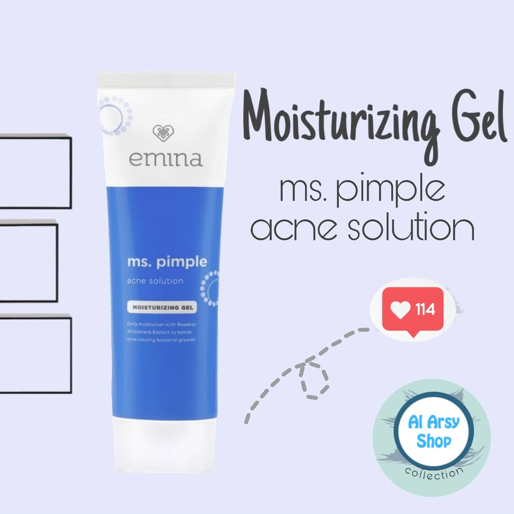 Emina Ms. Pimple Acne Solution Moisturizing Gel 20ml | Shopee Philippines