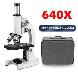 Biological Microscope LED Light 1200 3000X Microscope For Laboratory ...