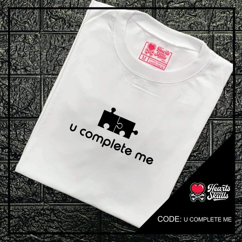 U COMPLETE ME Funny aesthetic unisex original fashion casual clothing ...