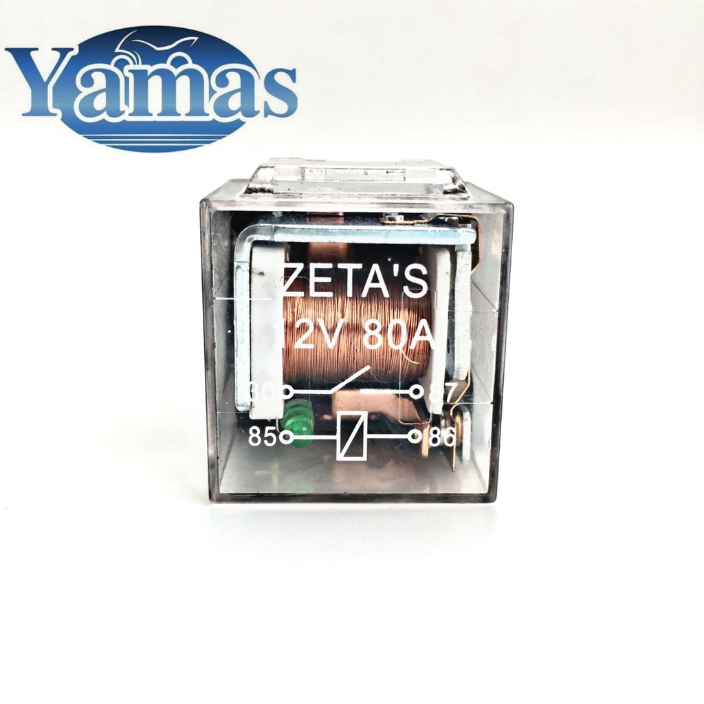 4/5pin Light car Horn Relay set Transparent & Socket 12V Set Motorcycle ...