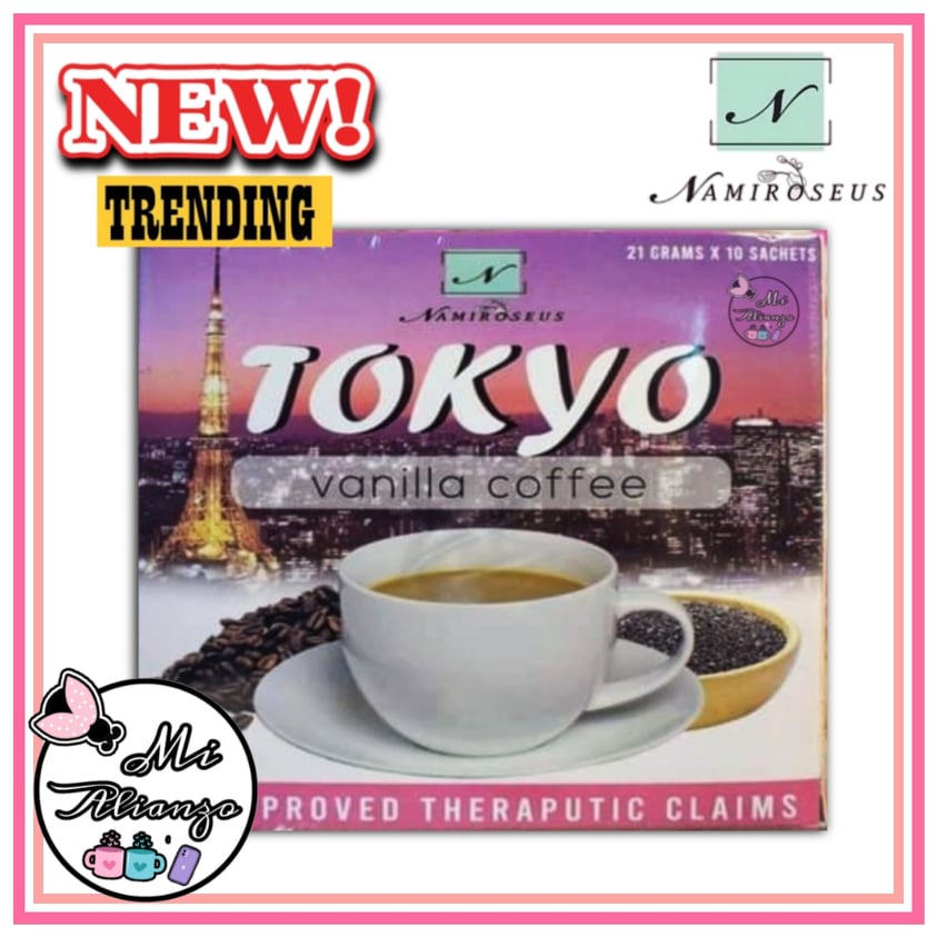 Tokyo Vanilla Coffee Slimming Coffee 10 sachet by Namiroseus Tokyo ...