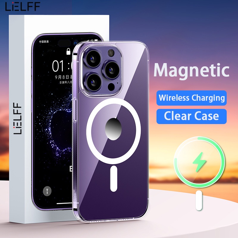 Magnetic Wireless Charge Case for iPhone 14 13 12 Mini 11 Pro Max X XR ...