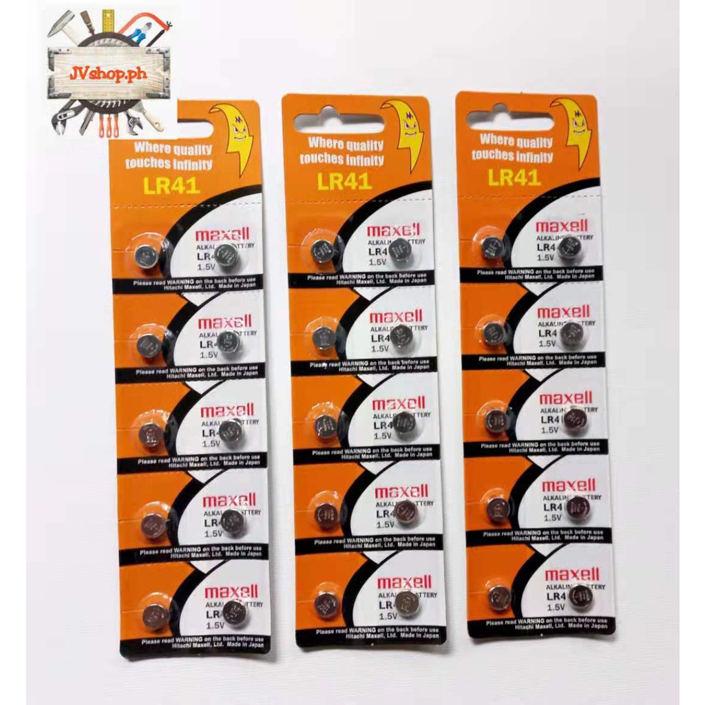 LR41 Original Maxell Silver Oxide Battery JAPAN | Shopee Philippines