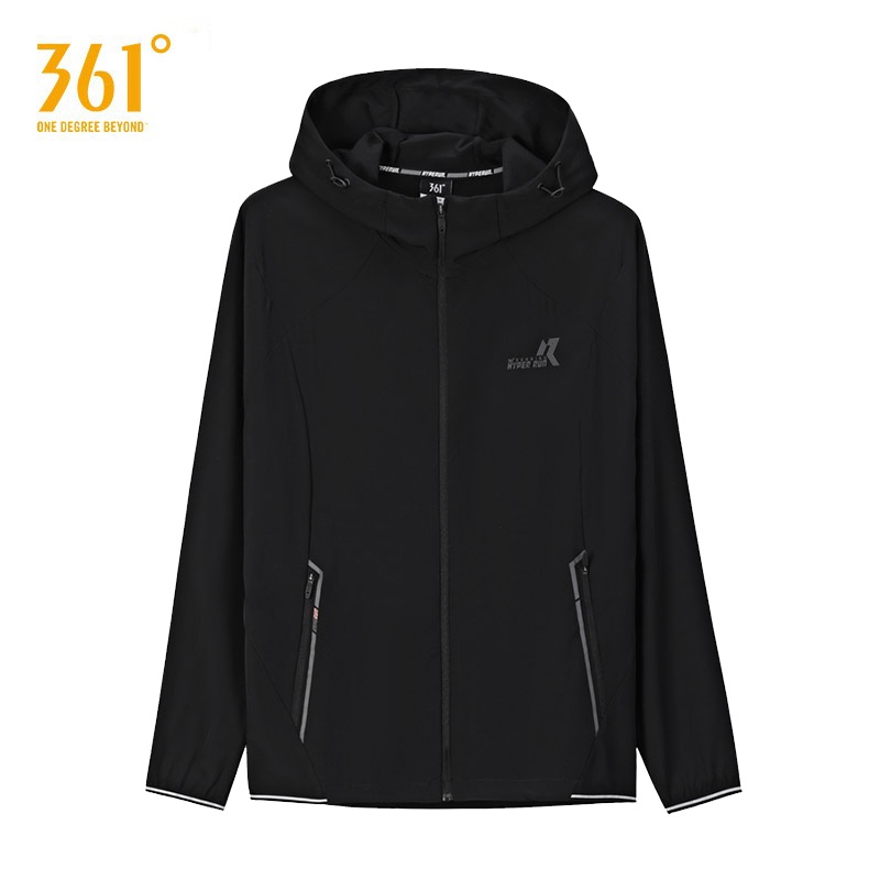 361 Degrees 552012610 Men Sports Running Coat Simple Fashion ...