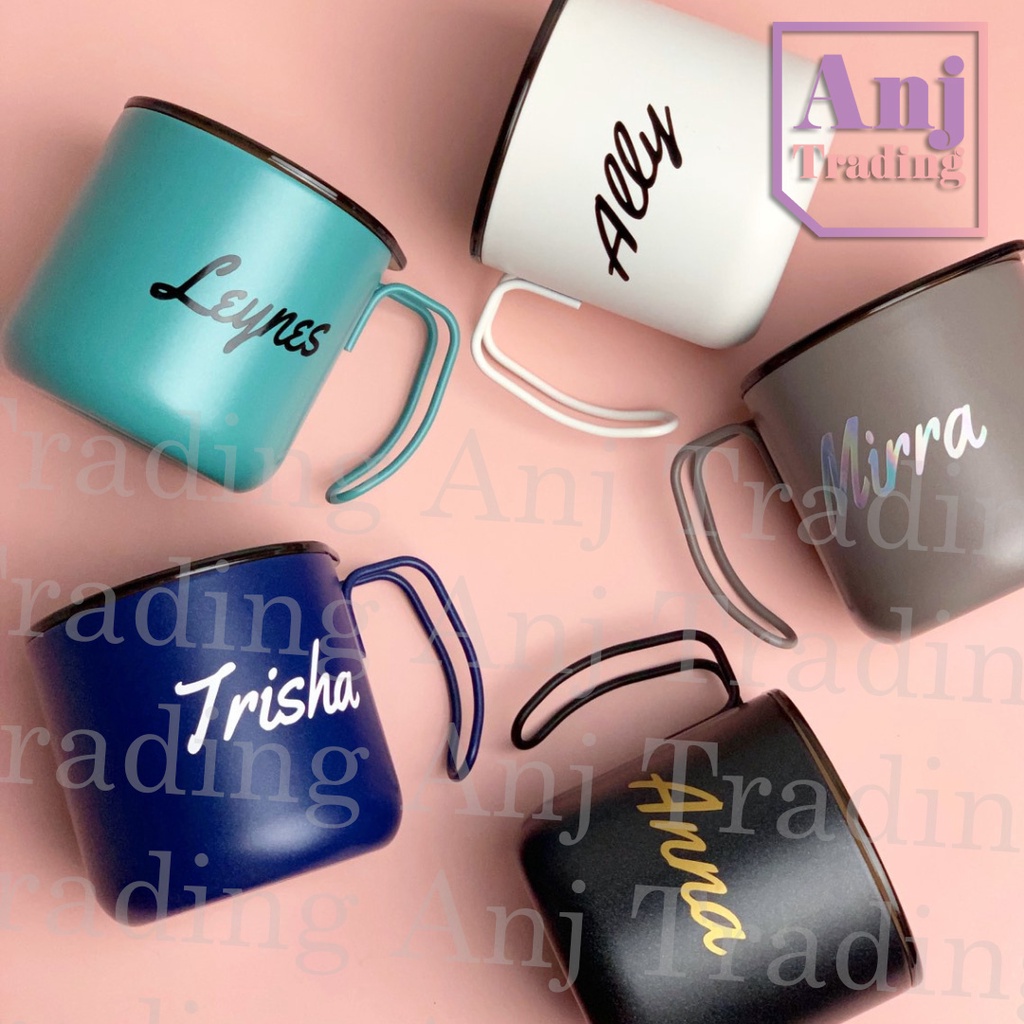 Coffee Mug with Lid Insulated - Stainless Steel Mug w/ Handle Double ...