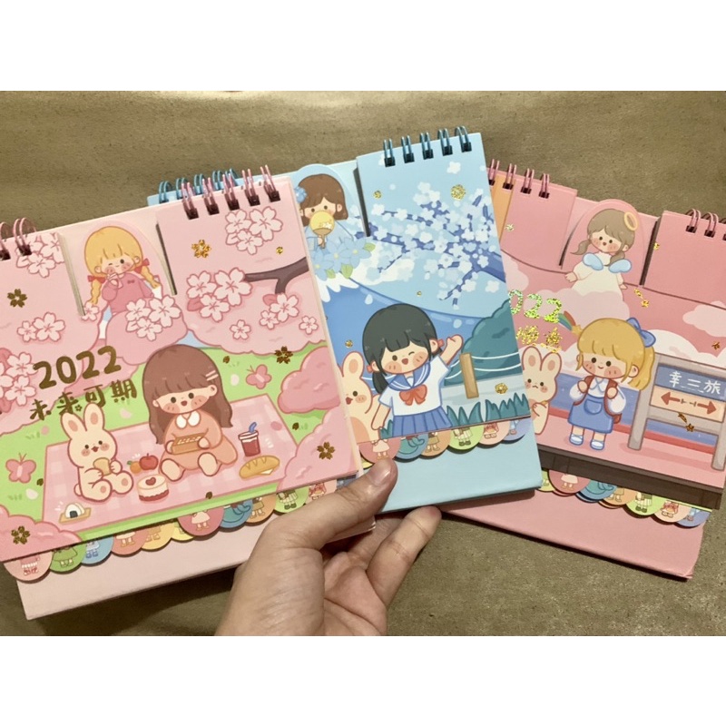 ONHAND Kawaii Japanese School Girls 2022 Desk Calendar | Shopee Philippines