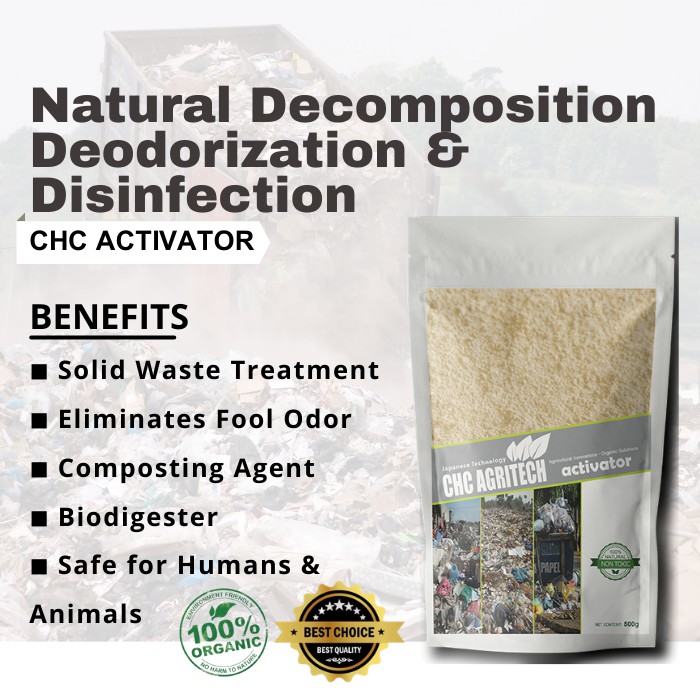 Japanese Technology CHC AGRITECH ACTIVATOR - Decomposer, Disinfection ...
