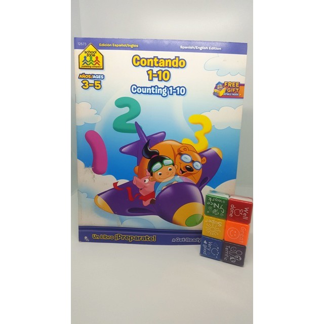 School zone counting 1 - 10 book with FREE rewards stamp | Shopee ...