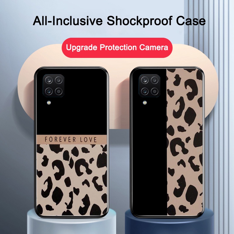 Vintage Leopard Print Phone Case For Samsung Galaxy A12 A20E A21S A22 A32 A42 A50 A51 A52 4G 5G ...