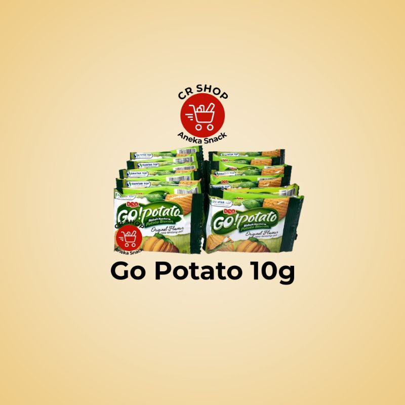 Gopotato Potato Biscuits @10g (20pcs) | Shopee Philippines