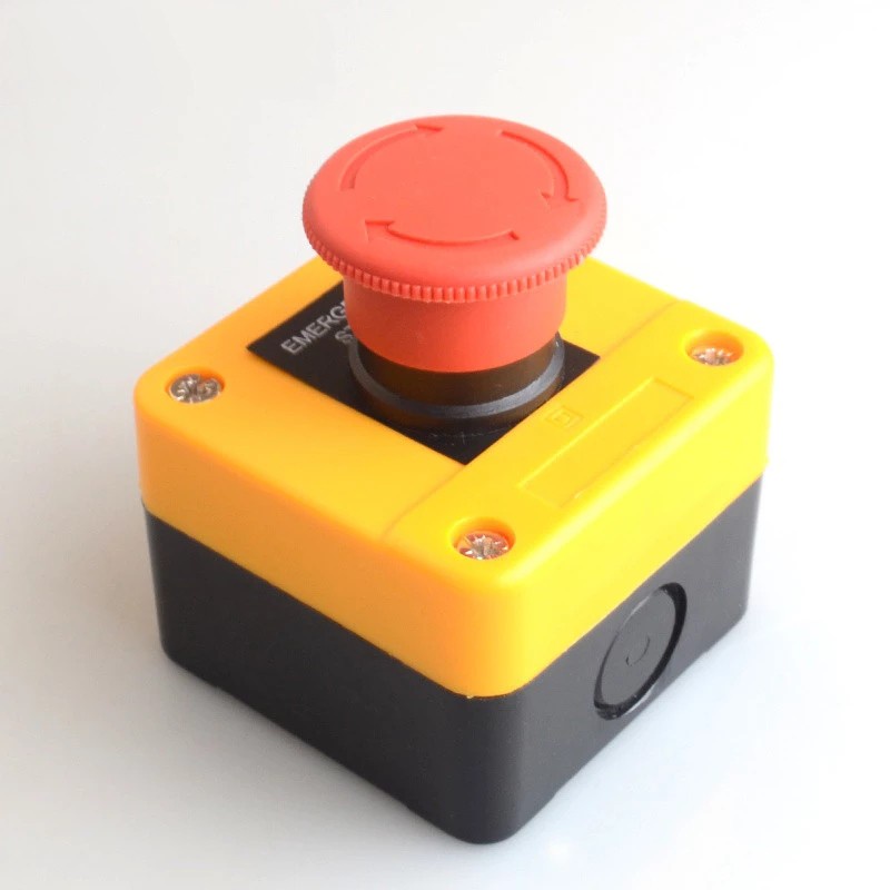 E-stop Push Button Switch Emergency Stop Switch 1NO+1NC | Shopee Philippines